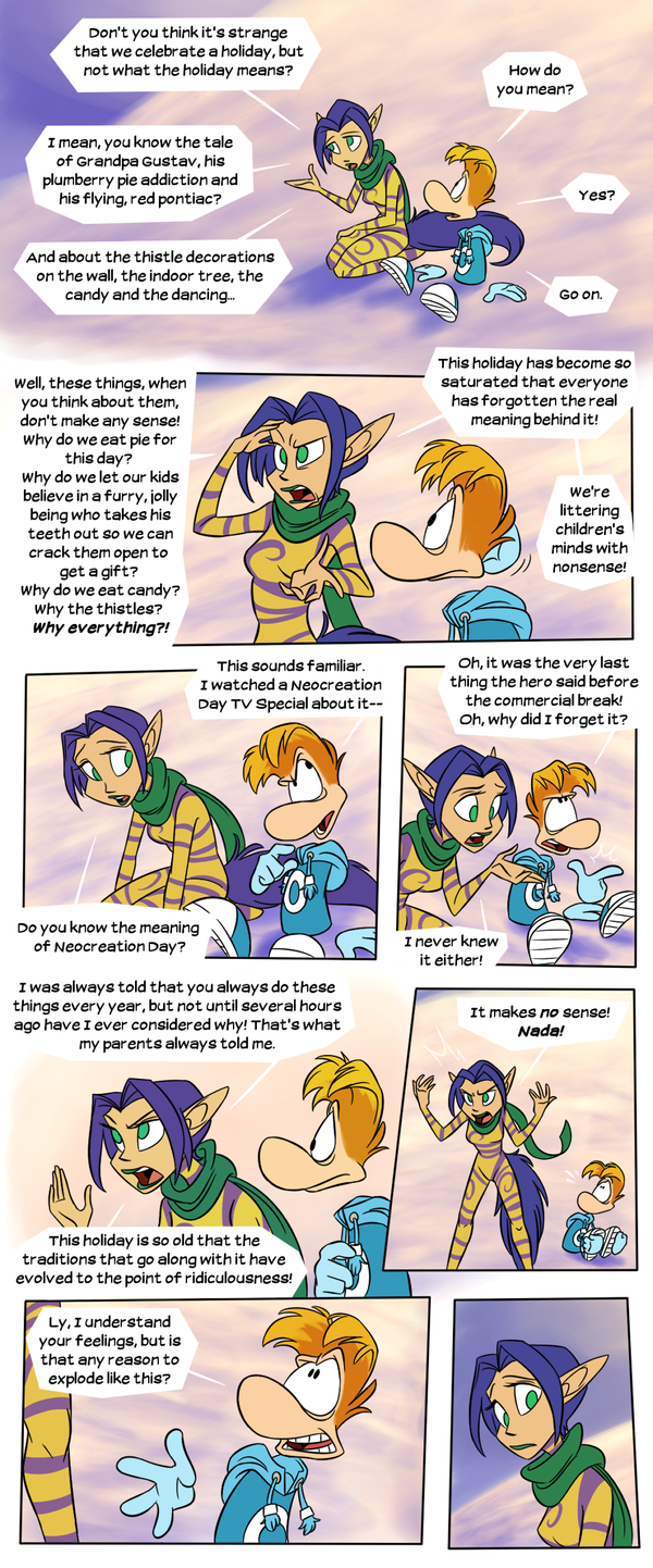 Rayman - Neocreation Day Fan Comic - Rayman Pirate-Community