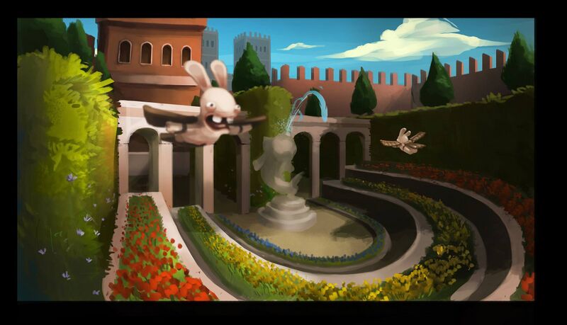 File:Rabbids flying in castle.jpg - RayWiki, the Rayman wiki