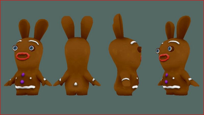 File:RRR2 Enemies Gingerbread Rabbid.jpg - RayWiki, the Rayman wiki