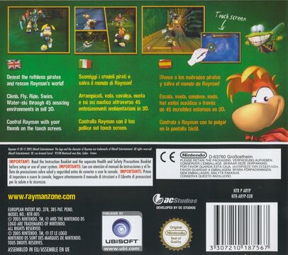 Rayman DS - RayWiki, the Rayman wiki