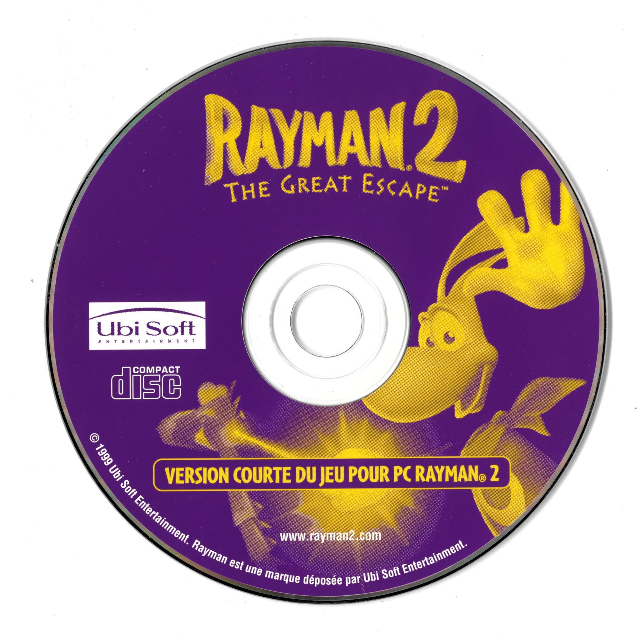 File:Rayman 2 Version Courte CD.jpg - RayWiki, the Rayman wiki